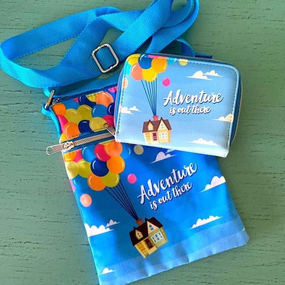 Loungefly | Bags | Loungefly Disney Pixar Up Crossbody And Wallet ...